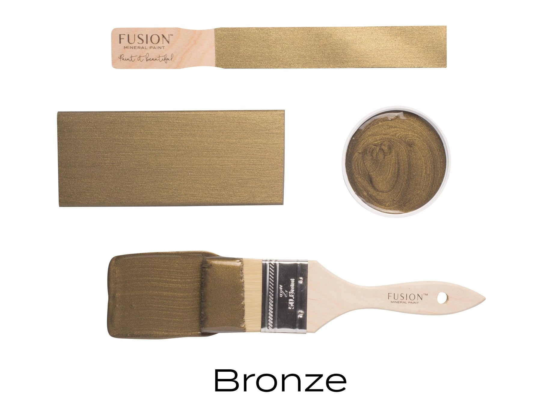 Metallic Paint | Bronze | Fusion™ Mineral Paint | 37ml, 250ml